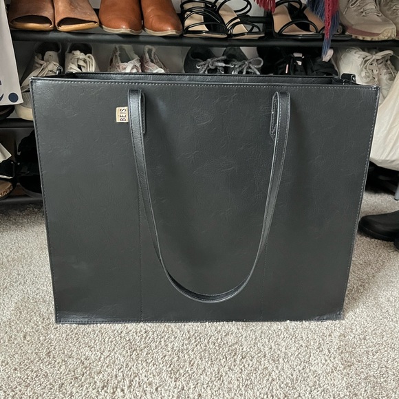 BEIS | Bags | Beis The Work Tote Black | Poshmark